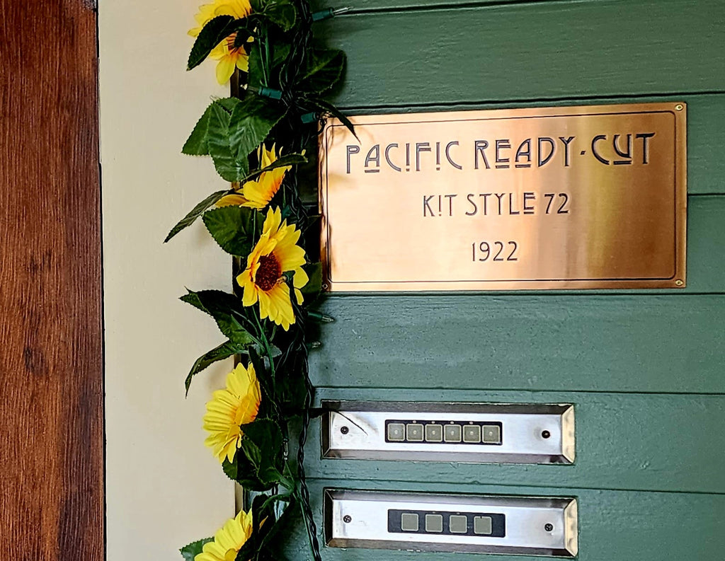 Custom Copper House Sign in "Arts & Crafts" Style Font – 3DPRINTshed