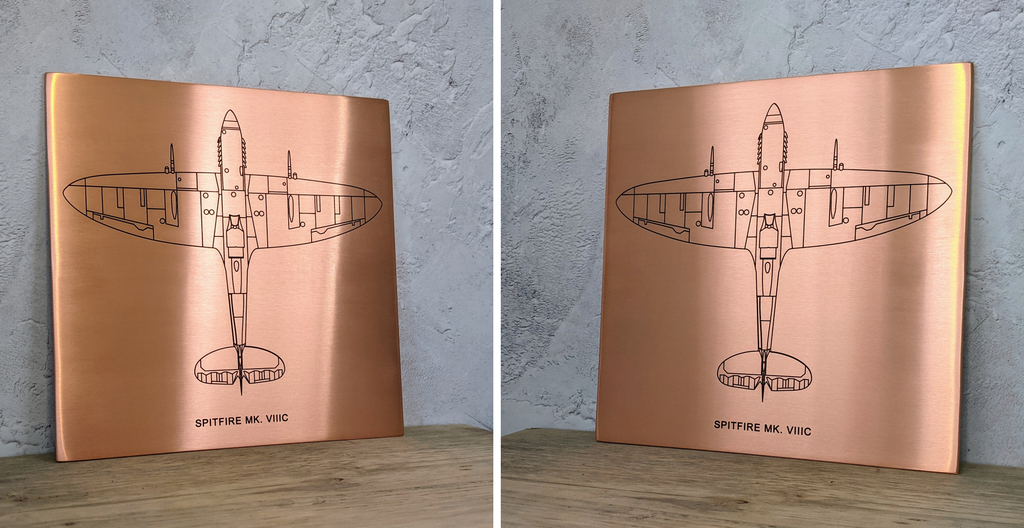 Engraved Copper Plaques with Personalised Text - Name Plaques - Custom ...